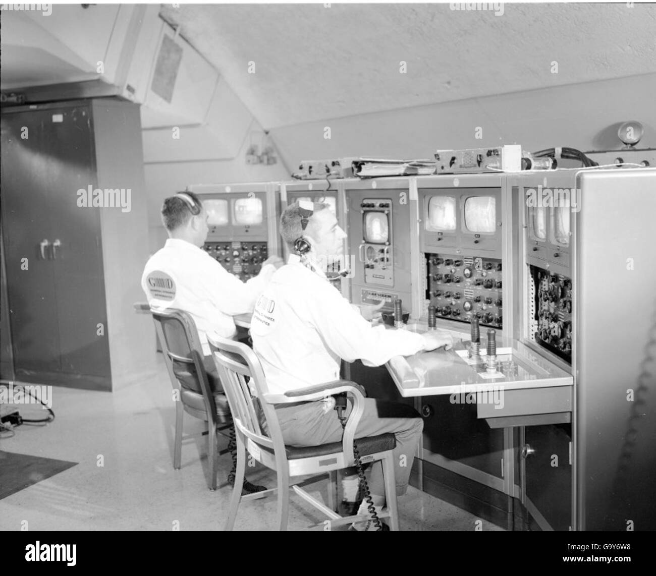 A successful Atlas missile launch during the early stages of its development. The launch was ...