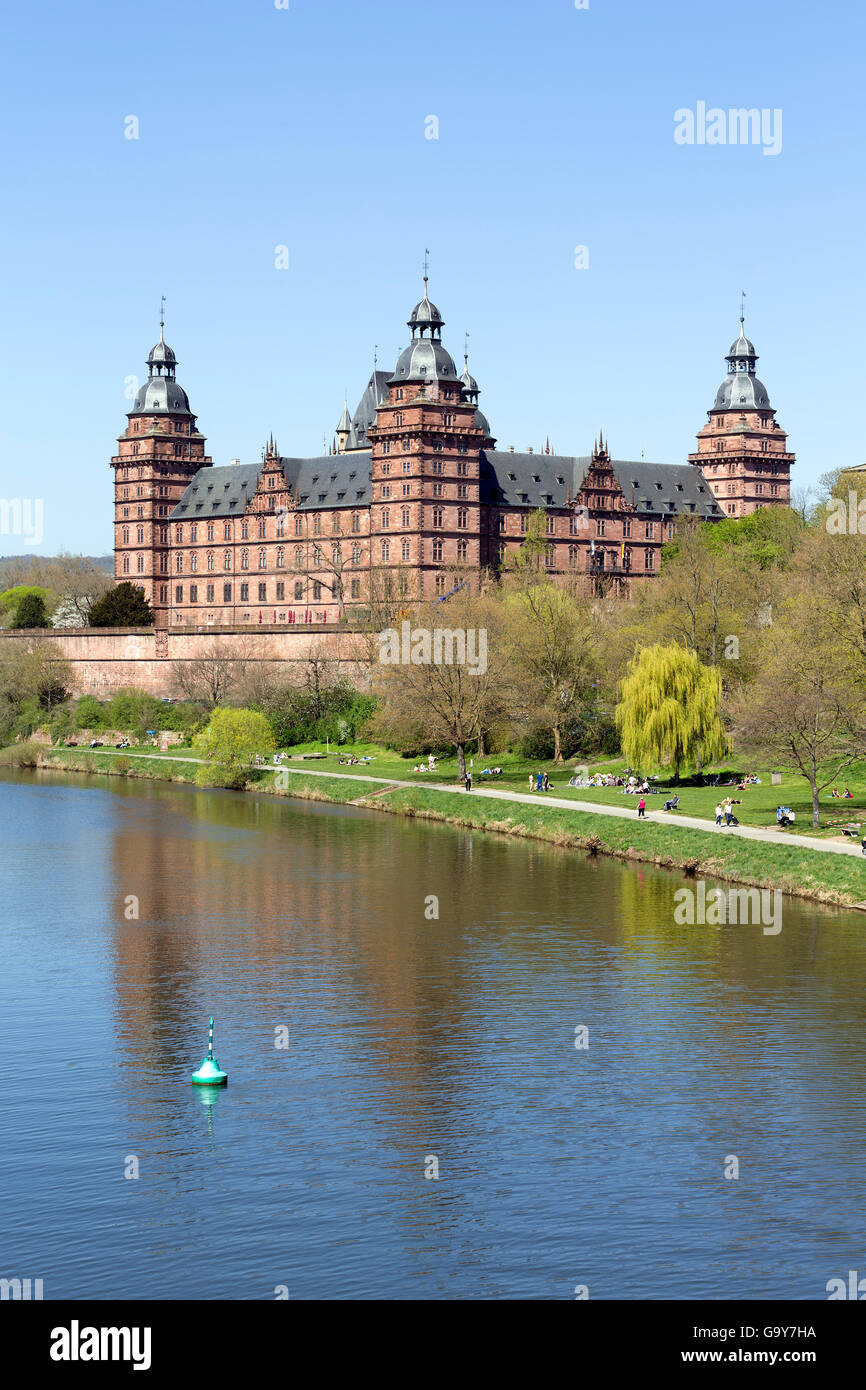 Schloss Johannisburg on the Main, Renaissance palace, Aschaffenburg ...