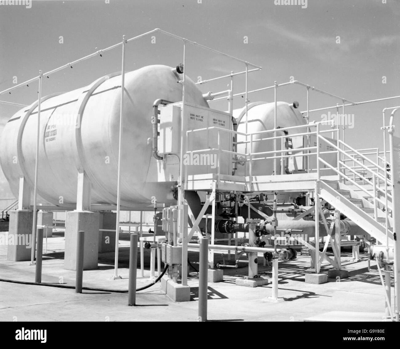 An Atlas missile preparing for launch, captured during a critical early ...