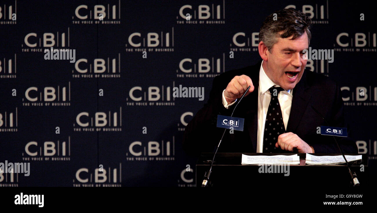 The cbi annual dinner grosvenor house hotel hi-res stock photography ...