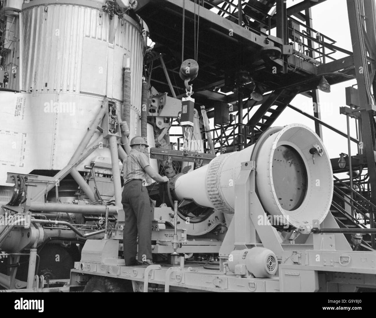 The Atlas missile, shown here in a test sequence from the Atlas ...