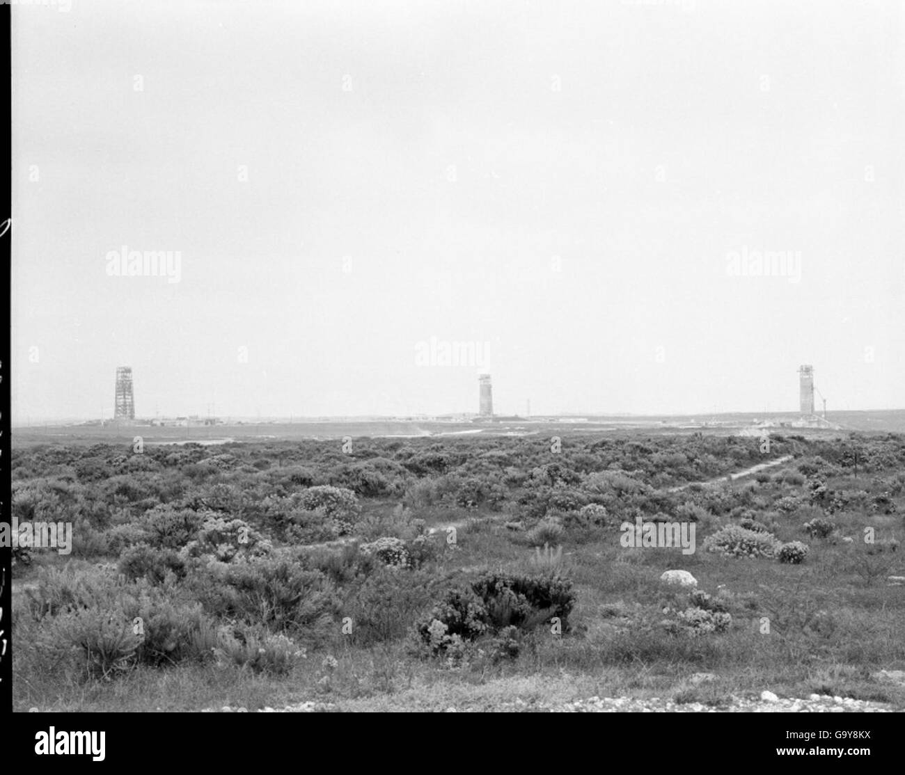 This image from the Atlas Negative Collection depicts an Atlas missile ...