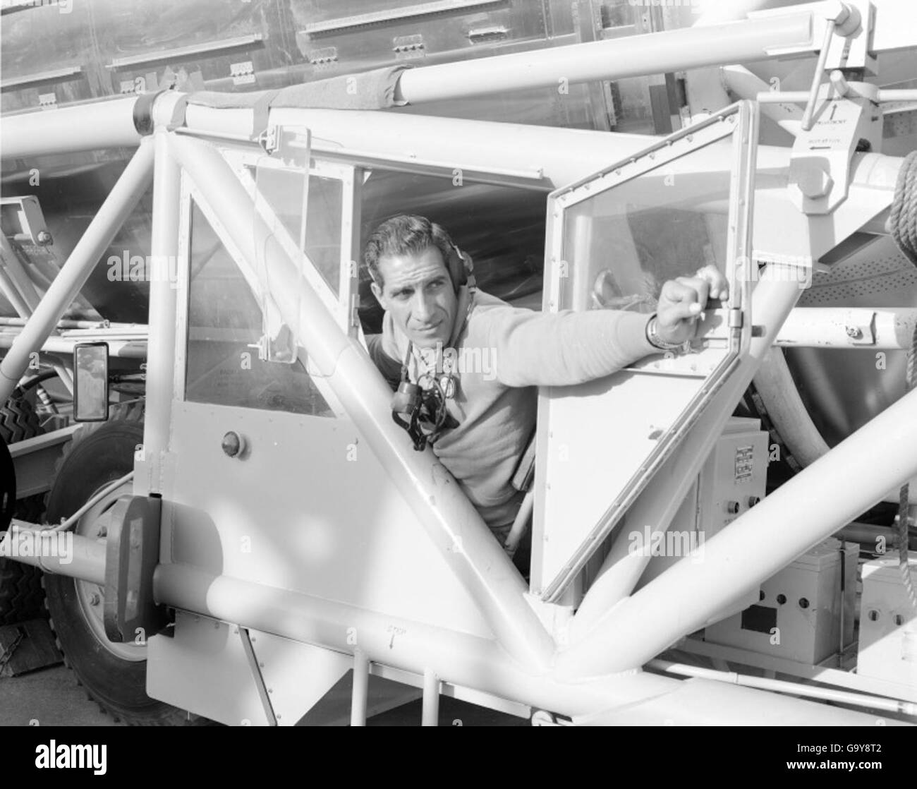 This image from the Atlas Negative Collection captures an Atlas missile ...