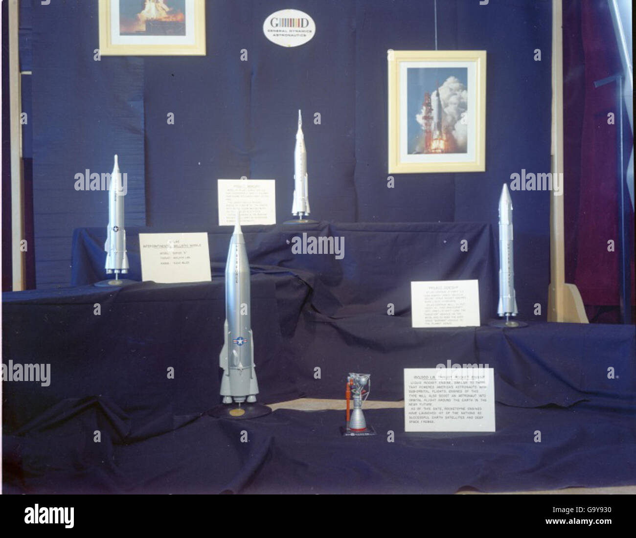 An early Atlas missile 13C launch, captured in the early 1960s ...