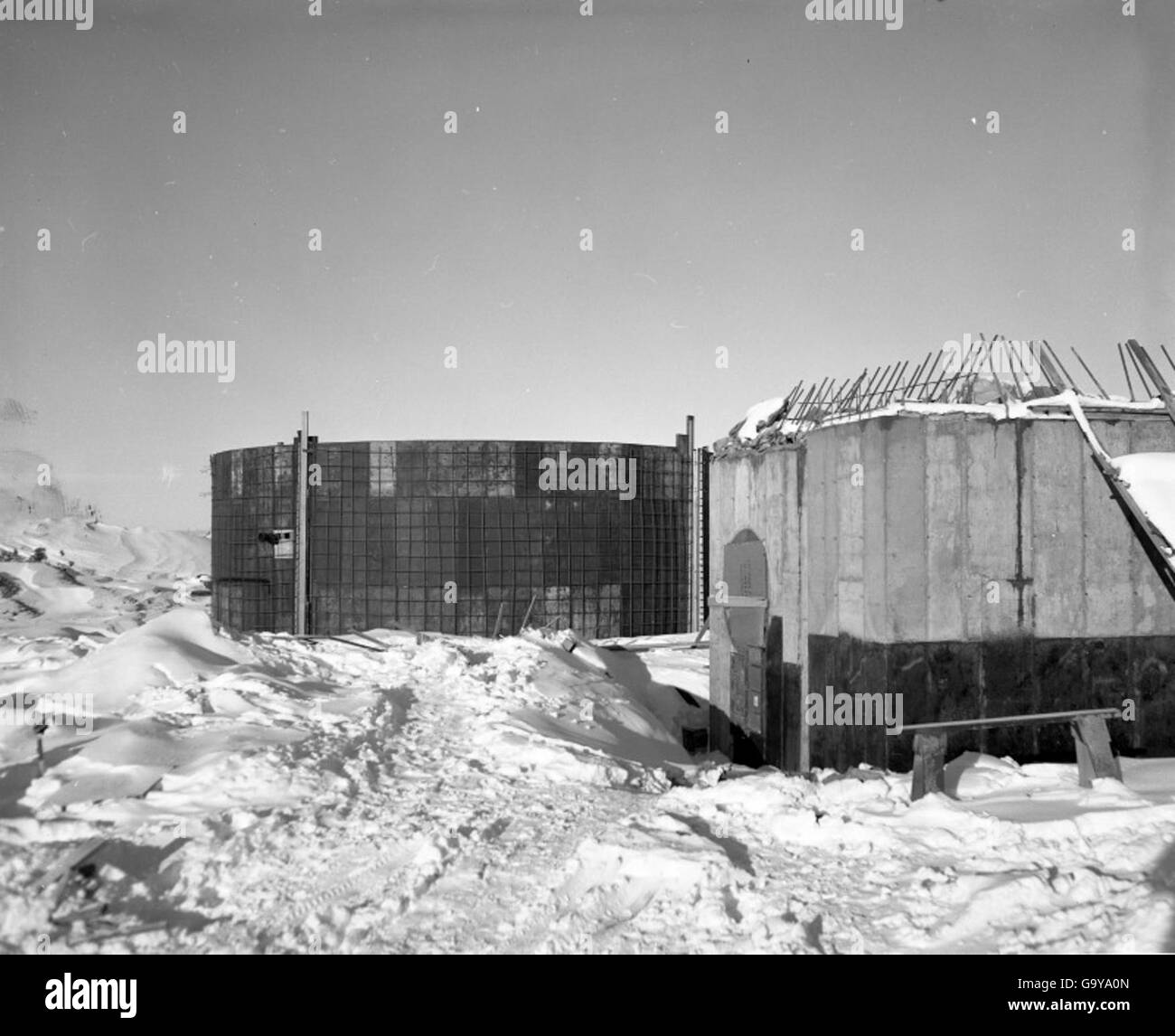 Photograph from the Atlas Negative Collection showing the countdown ...