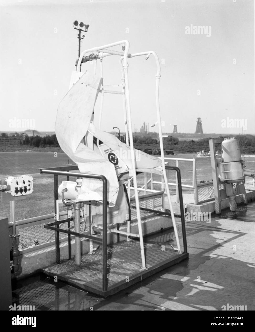 Photo from the Atlas Negative Collection showing the assembly process ...