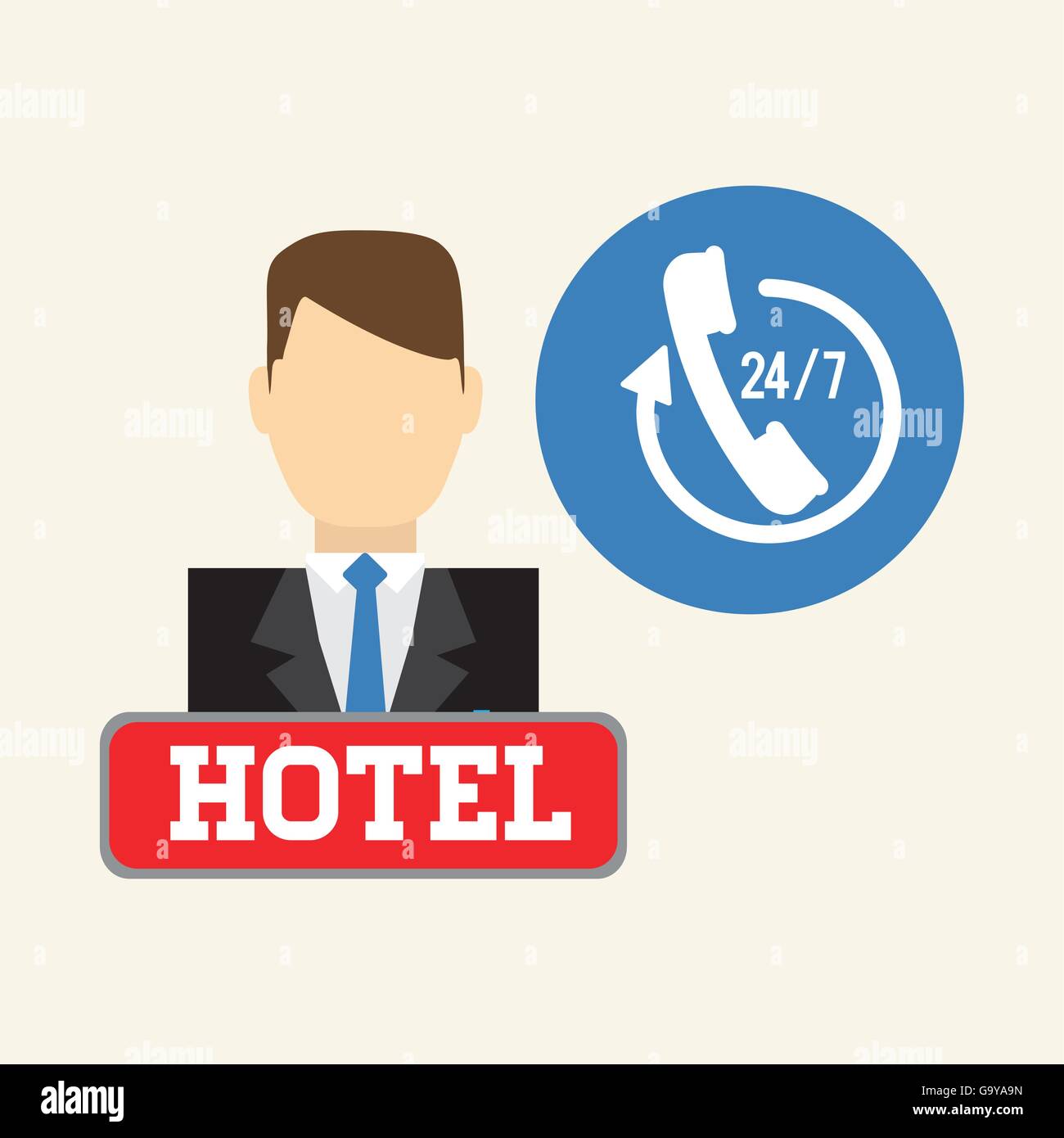 Hotel design. service icon. travel concept Stock Vector Image & Art - Alamy