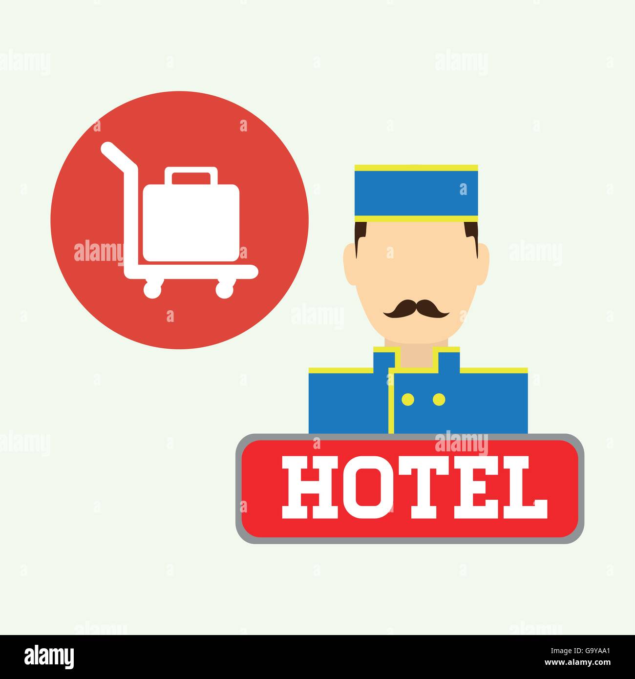 Hotel design. service icon. travel concept Stock Vector Image & Art - Alamy