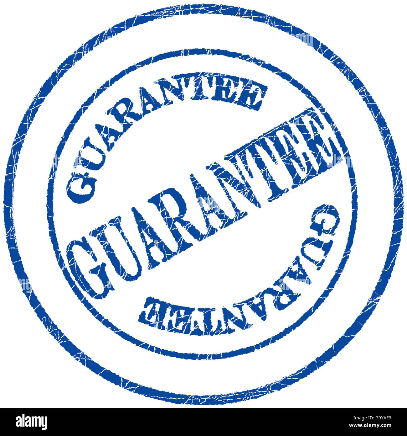 rubber stamp guarantee Stock Photo - Alamy