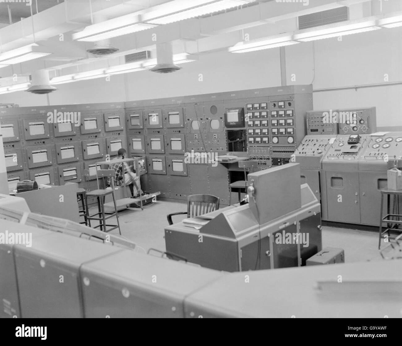 This image from the Atlas Negative Collection shows an Atlas missile ...