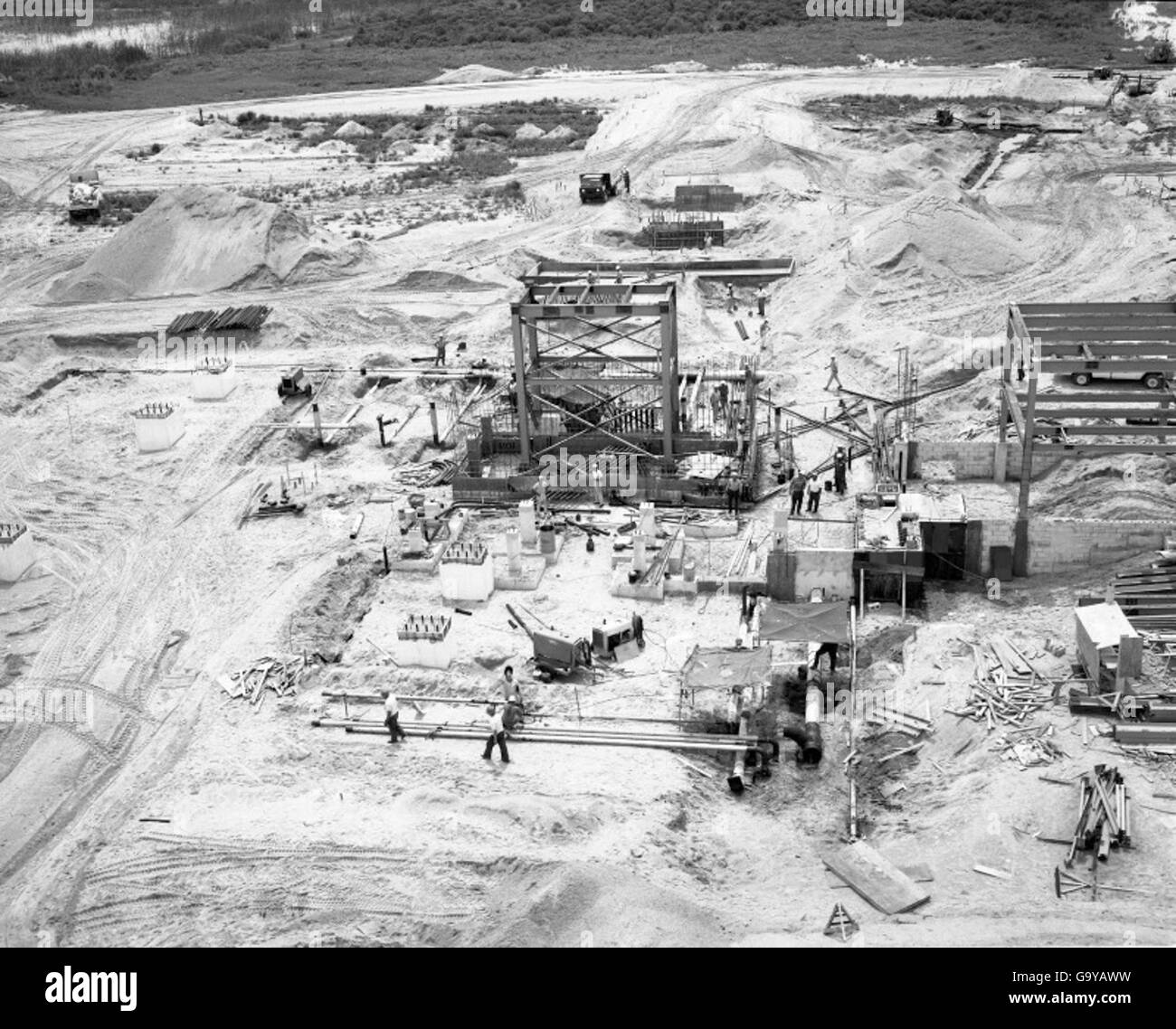 Convair atlas rocket launch Black and White Stock Photos & Images - Alamy