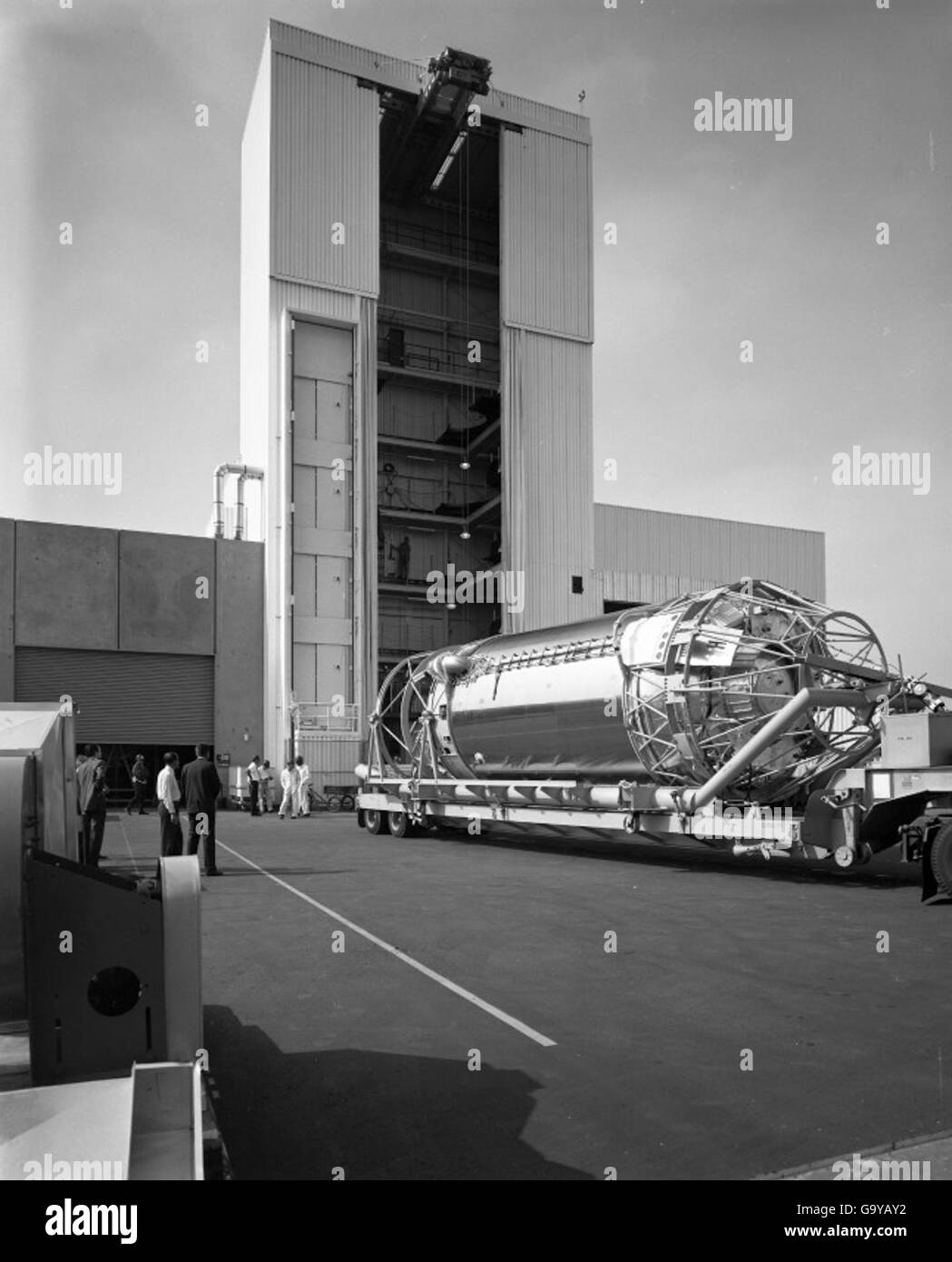 Photograph from the Atlas Negative Collection showing the Atlas missile ...