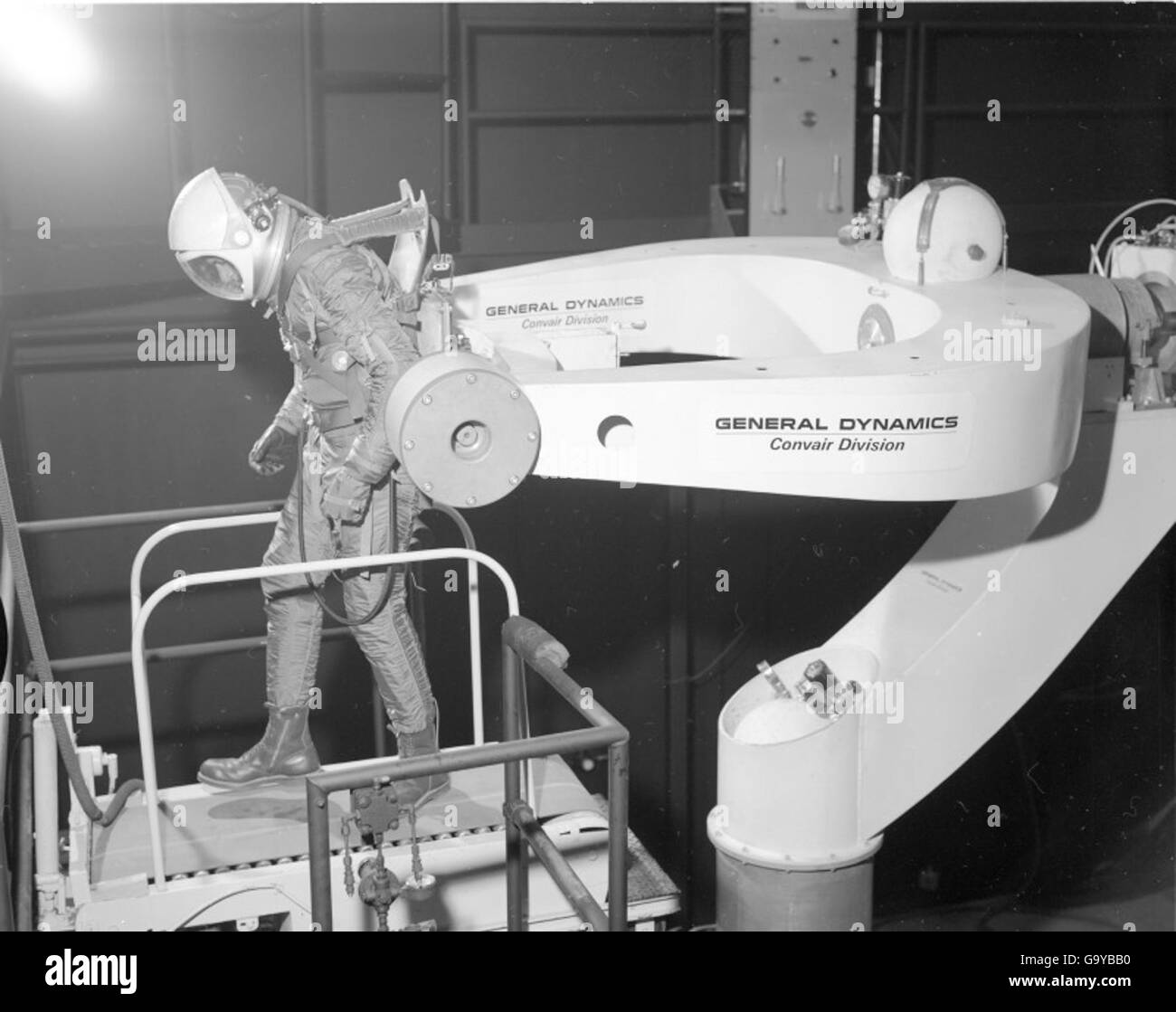 This image from the Atlas Negative Collection documents a test of the ...