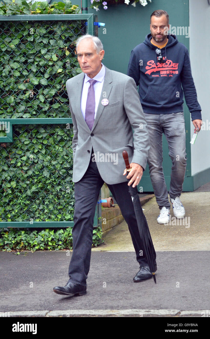 London, UK, 1 July 2016, Roger Taylor ex British tennis player arrives ...