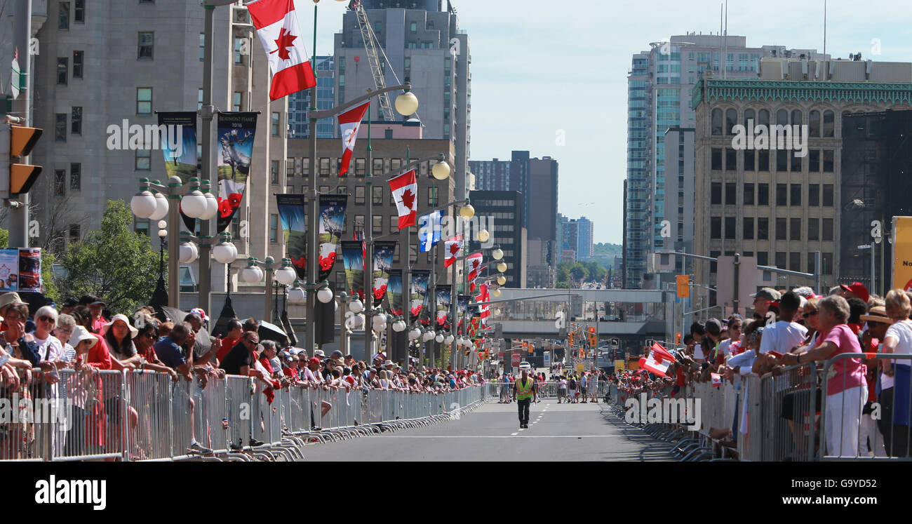 Ottawa. 1st July, 2016. Canadians celebrate national day of Canada in ...