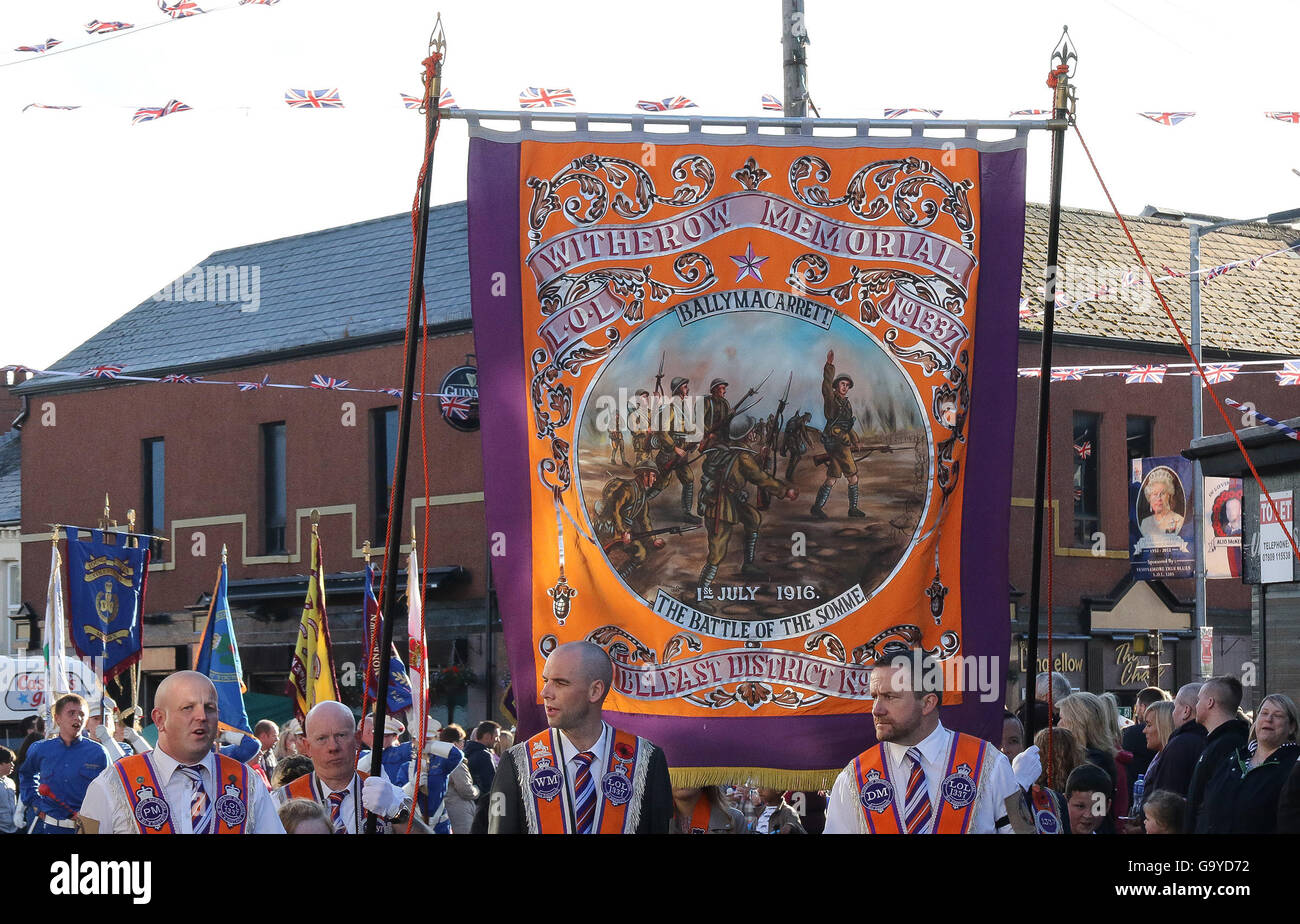 Witherow memorial lol 1337 hi-res stock photography and images - Alamy