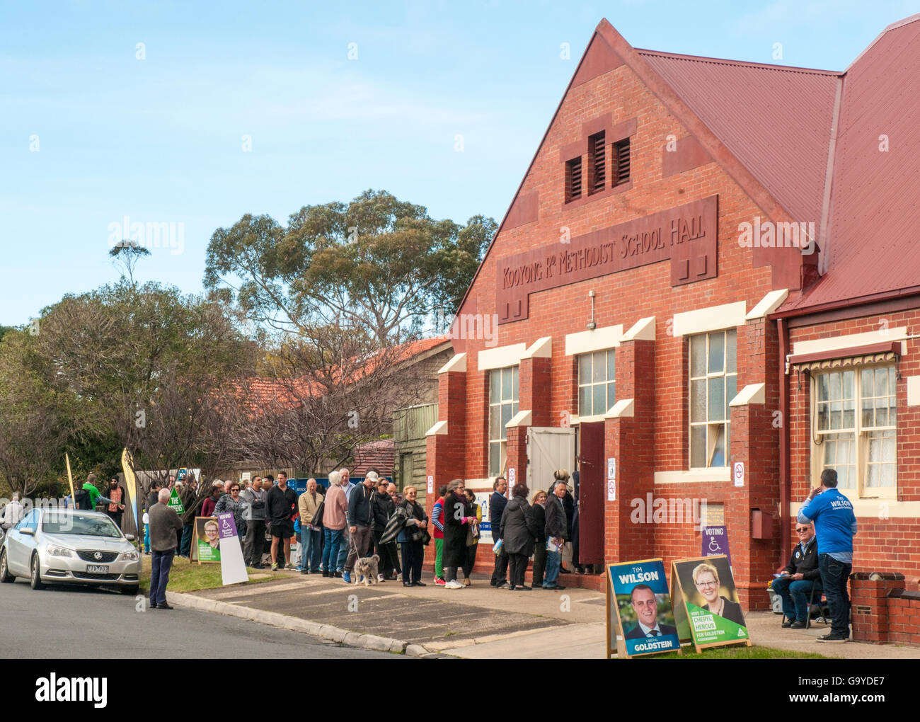 Polling booth australia hi-res stock photography and images - Alamy