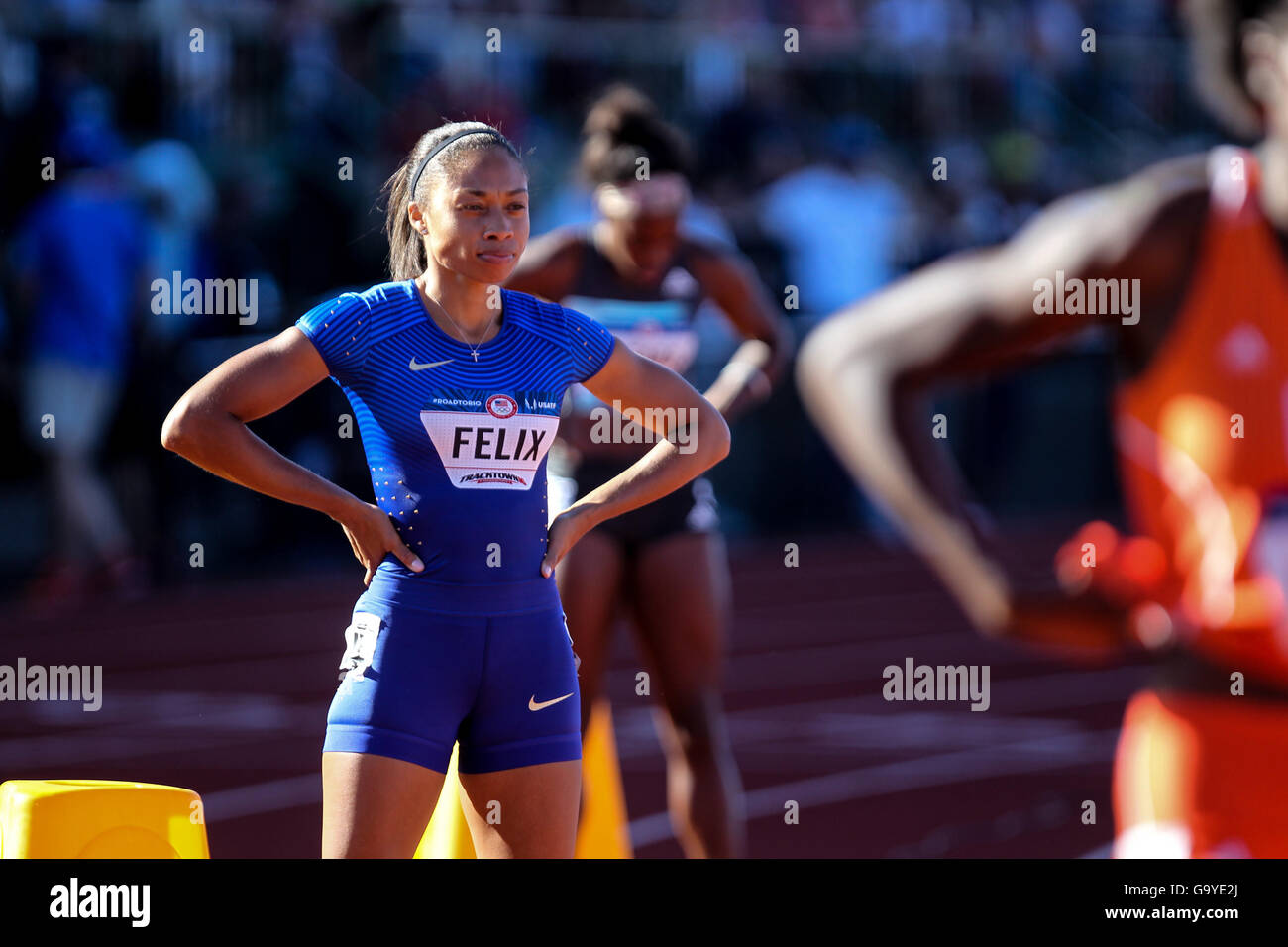 Allyson felix rio hi-res stock photography and images - Alamy