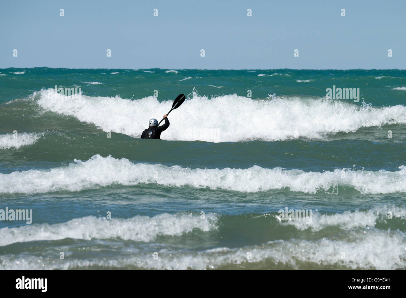 Montrose beach chicago kayak hi-res stock photography and images - Alamy