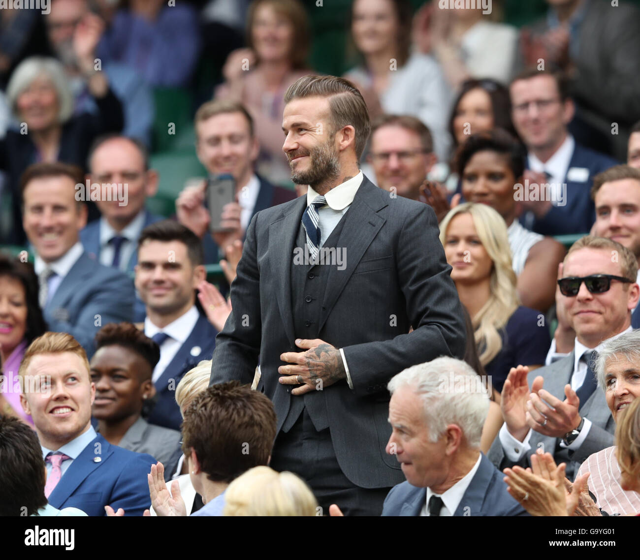 Wimbledon footballer tennis hi-res stock photography and images - Alamy