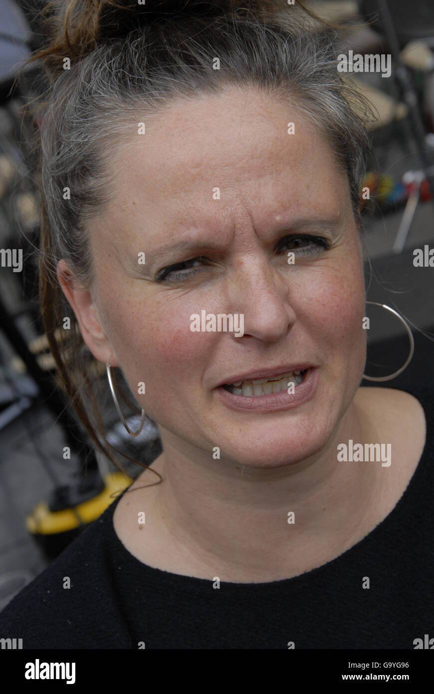 Singing with jazzband hi-res stock photography and images - Alamy