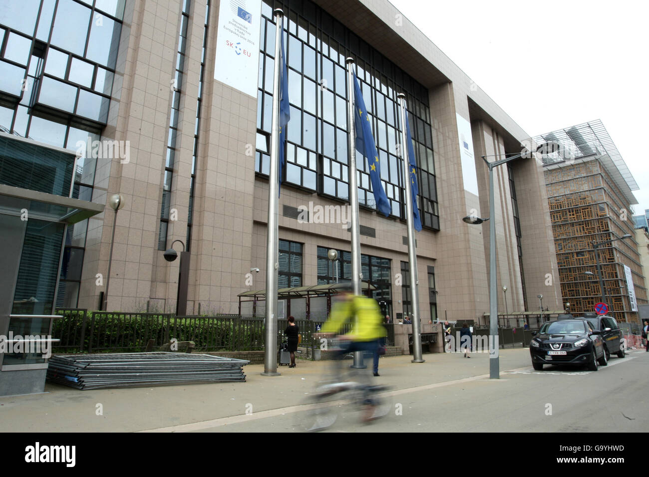 Brussels,Belgium 04/07/2016 European Council building Headquarters ...