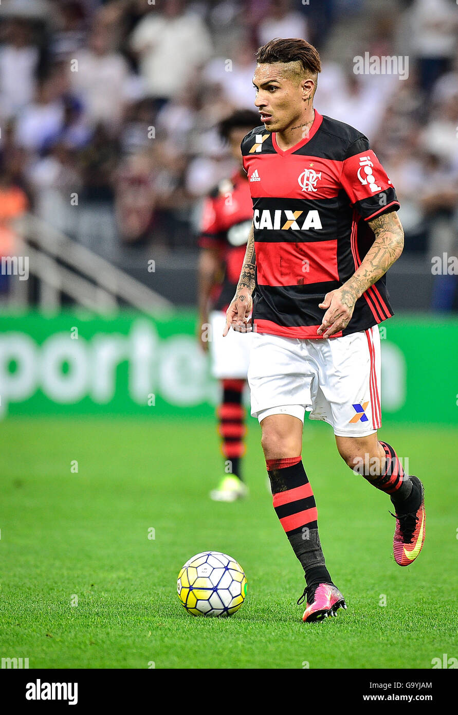 Warrior Flamengo during the match between Corinthians and Flamengo held ...