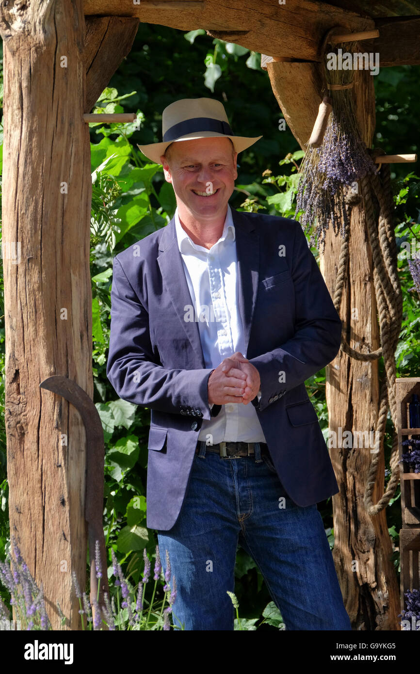 BBC Gardeners' World presenter Joe Swift,The Lavender summer Garden ...