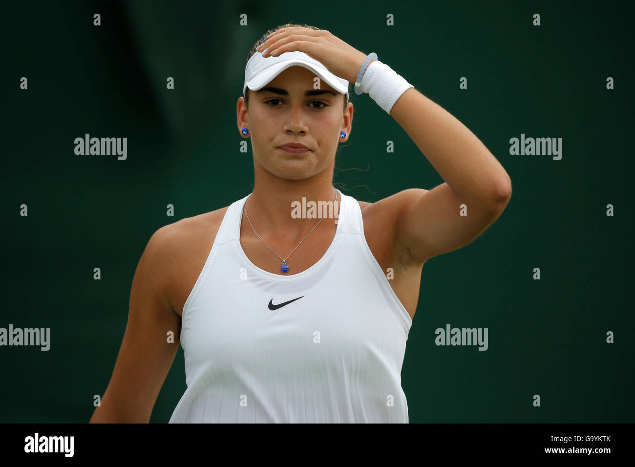 Wimbledon, London, Uk. 4th July 2016. Maria Mateas Usa Girls Singles ...