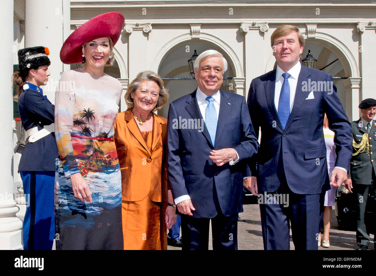 The Hague, The Netherlands. 4th July, 2016. King Willem-Alexander and ...