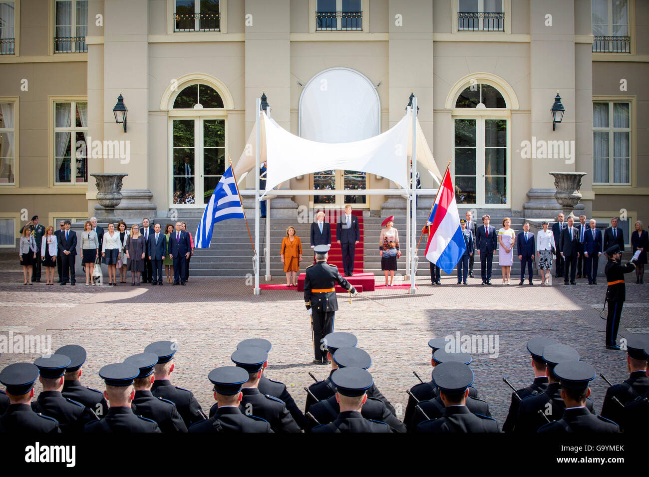 The Hague, The Netherlands. 4th July, 2016. King Willem-Alexander and ...