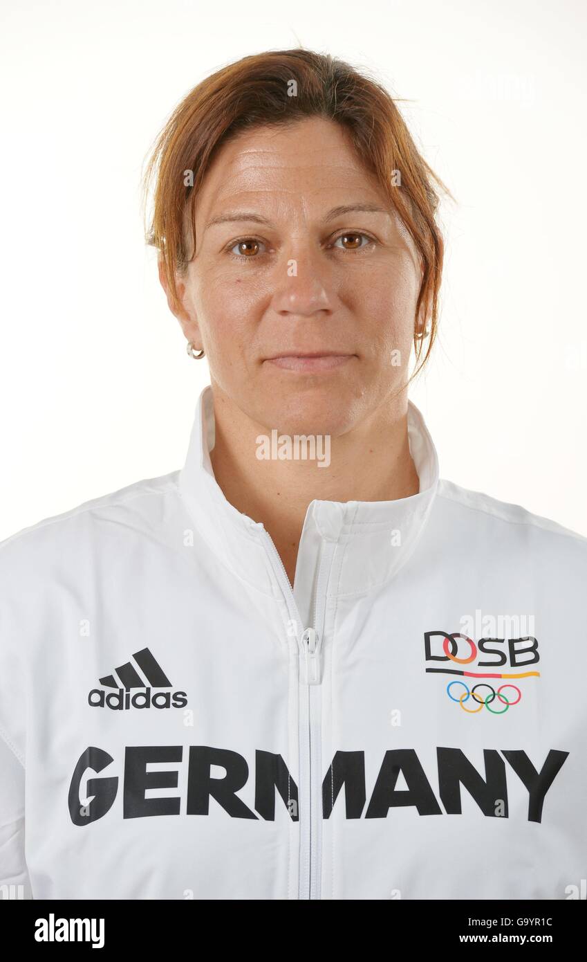 Hannover, Germany. 04th July, 2016. Kim Raisner poses at a photocall ...