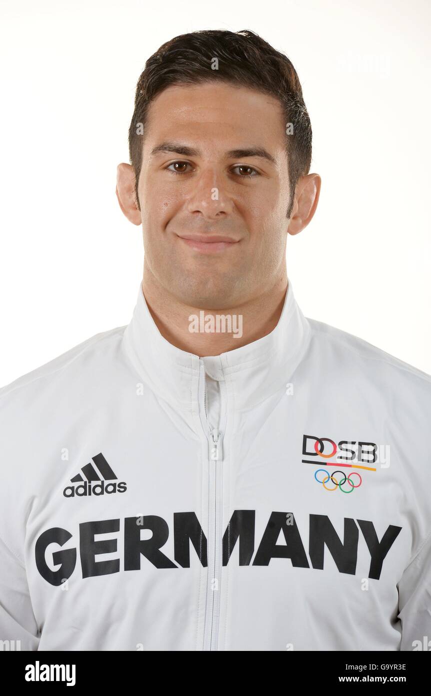 Hannover, Germany. 04th July, 2016. Patrick Loes poses at a photocall ...