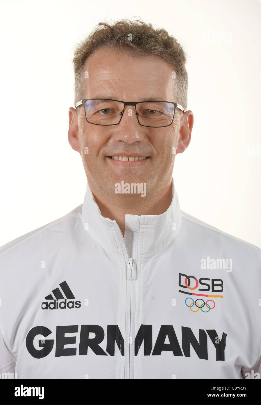 Hannover, Germany. 04th July, 2016. Michael Geiger poses at a photocall ...
