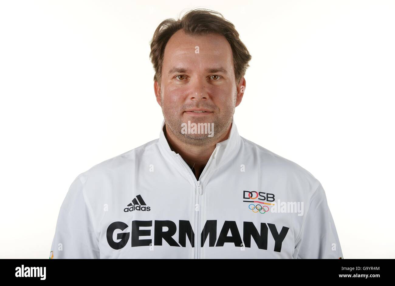 Hannover, Germany. 04th July, 2016. Kay Vesely poses at a photocall ...