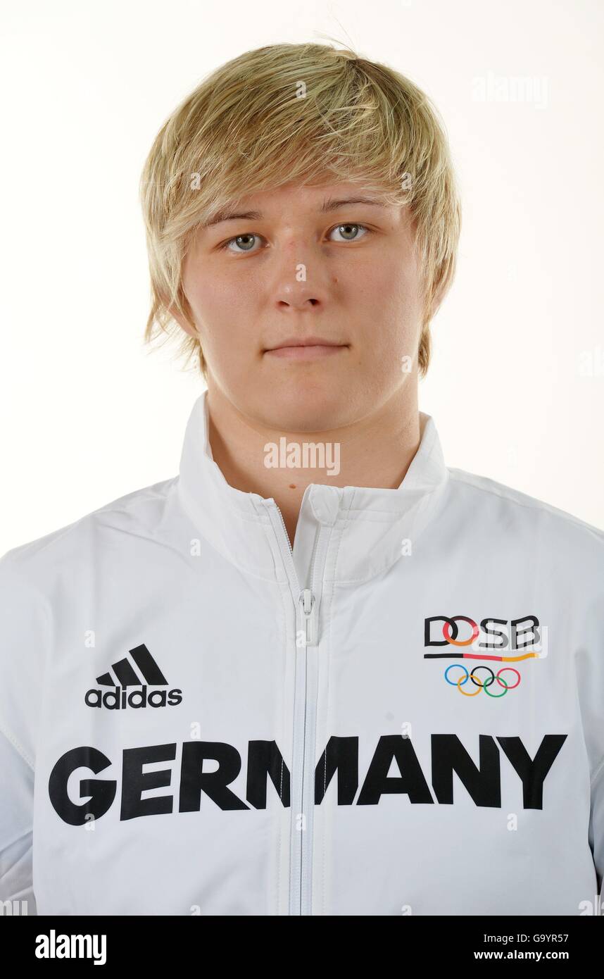 Maria Selmaier poses at a photocall during the preparations for the ...