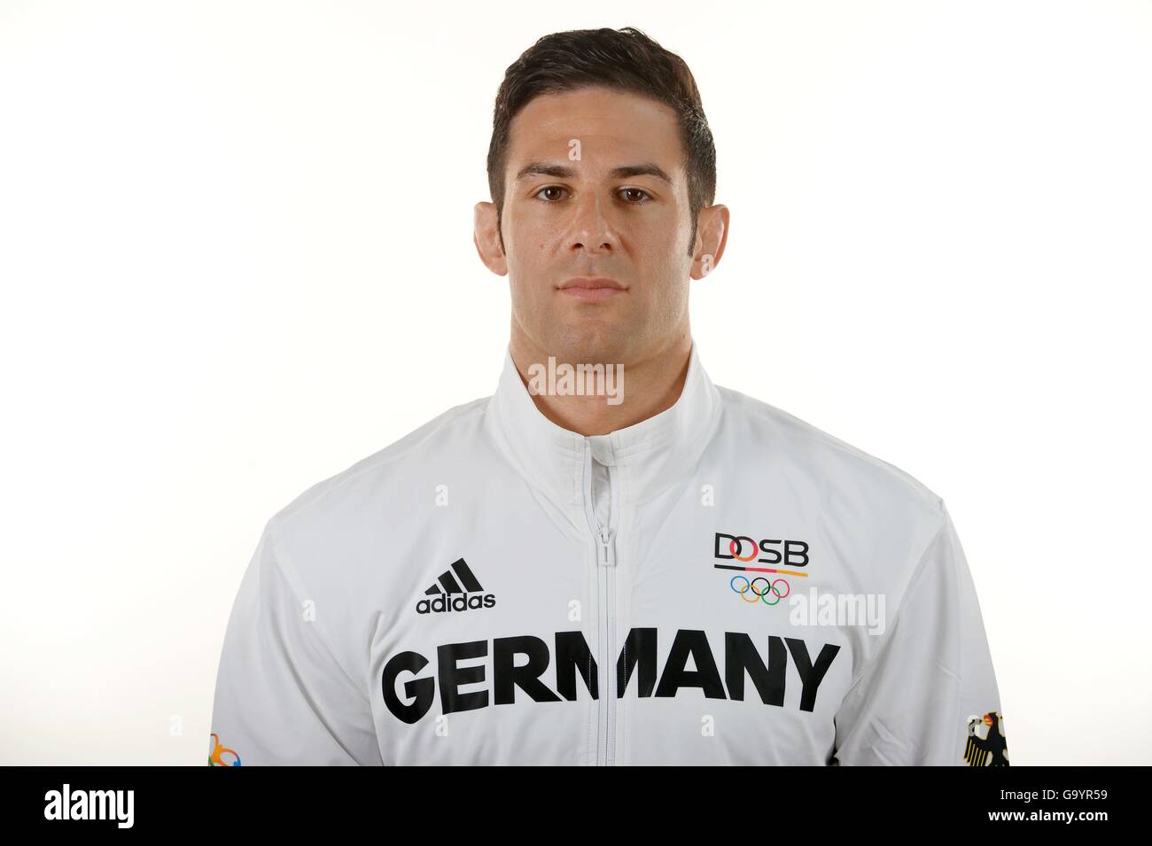 Hannover, Germany. 04th July, 2016. Patrick Loes poses at a photocall ...