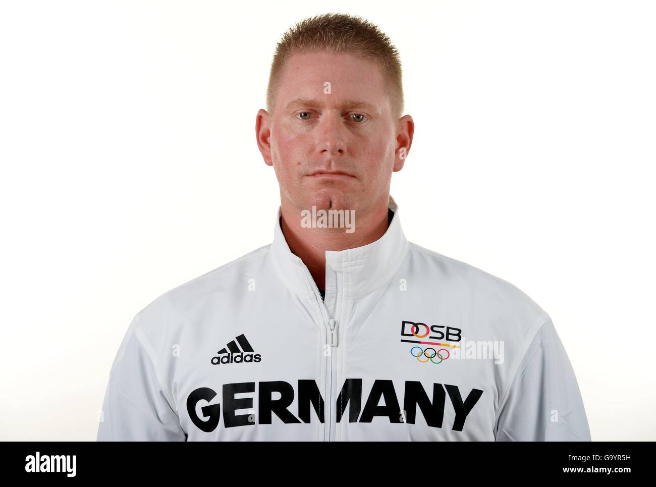 Hannover, Germany. 04th July, 2016. Andreas Löw poses at a photocall ...