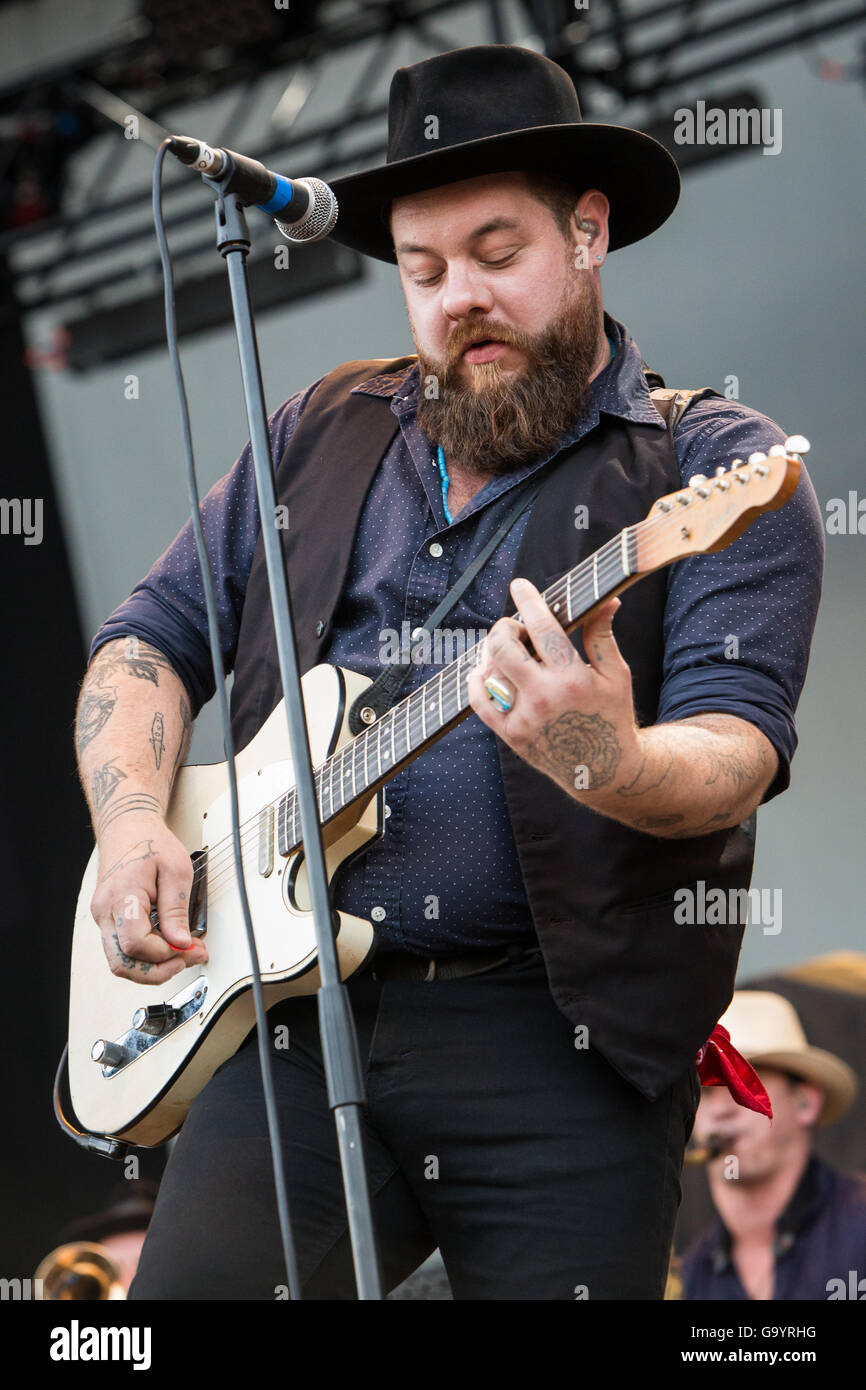 Milan Italy. 04th July 2016. The American band NATHANIEL RATELIFF & THE ...