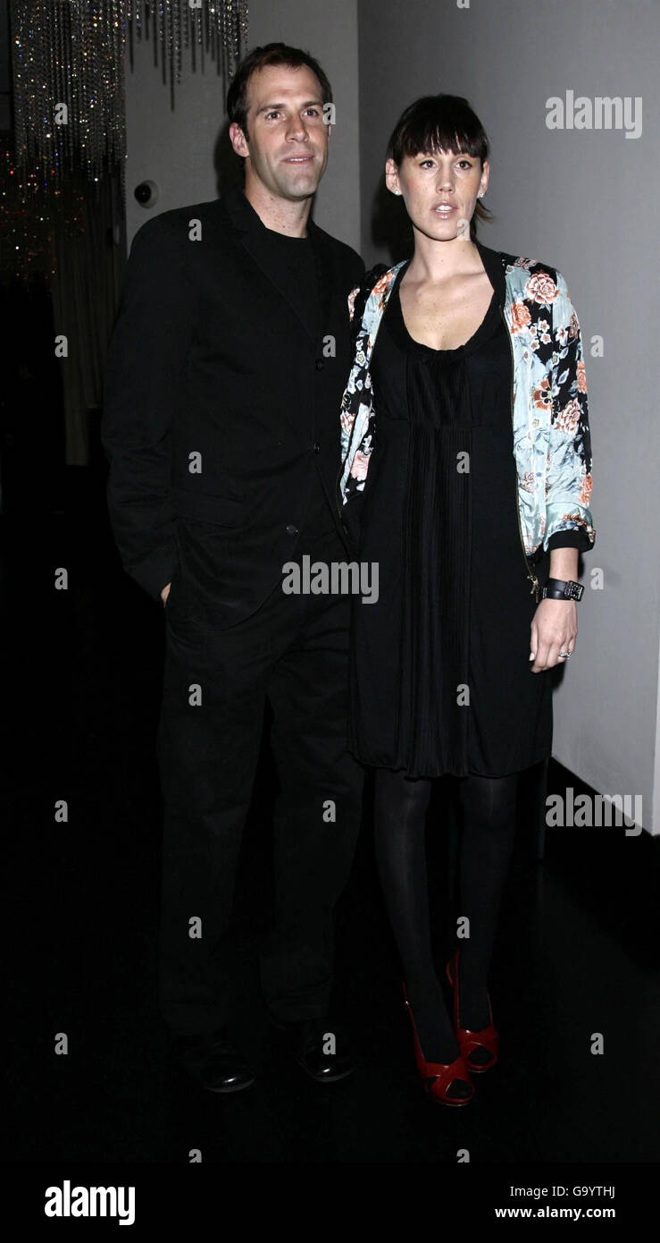 Greg and Lucy Rudedski arrives for the launch of Gary Rhodes new ...
