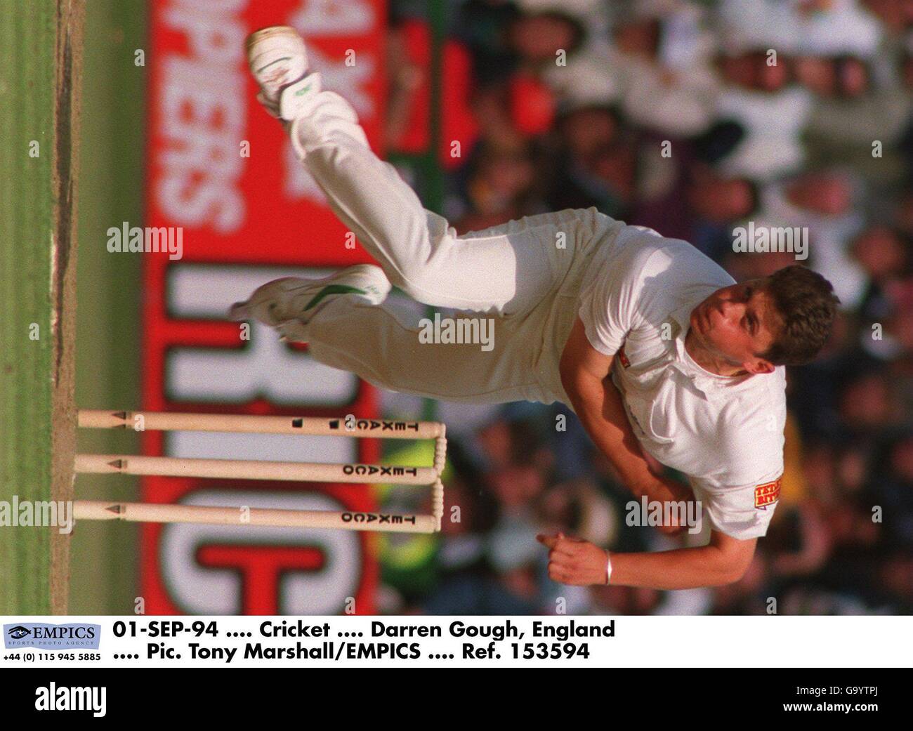 Cricket ... Darren Gough Stock Photo - Alamy