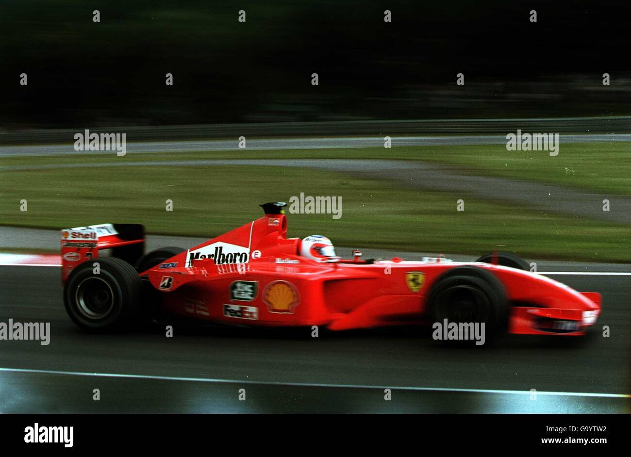 Rubens barrichello in action during the first practice session hi-res ...