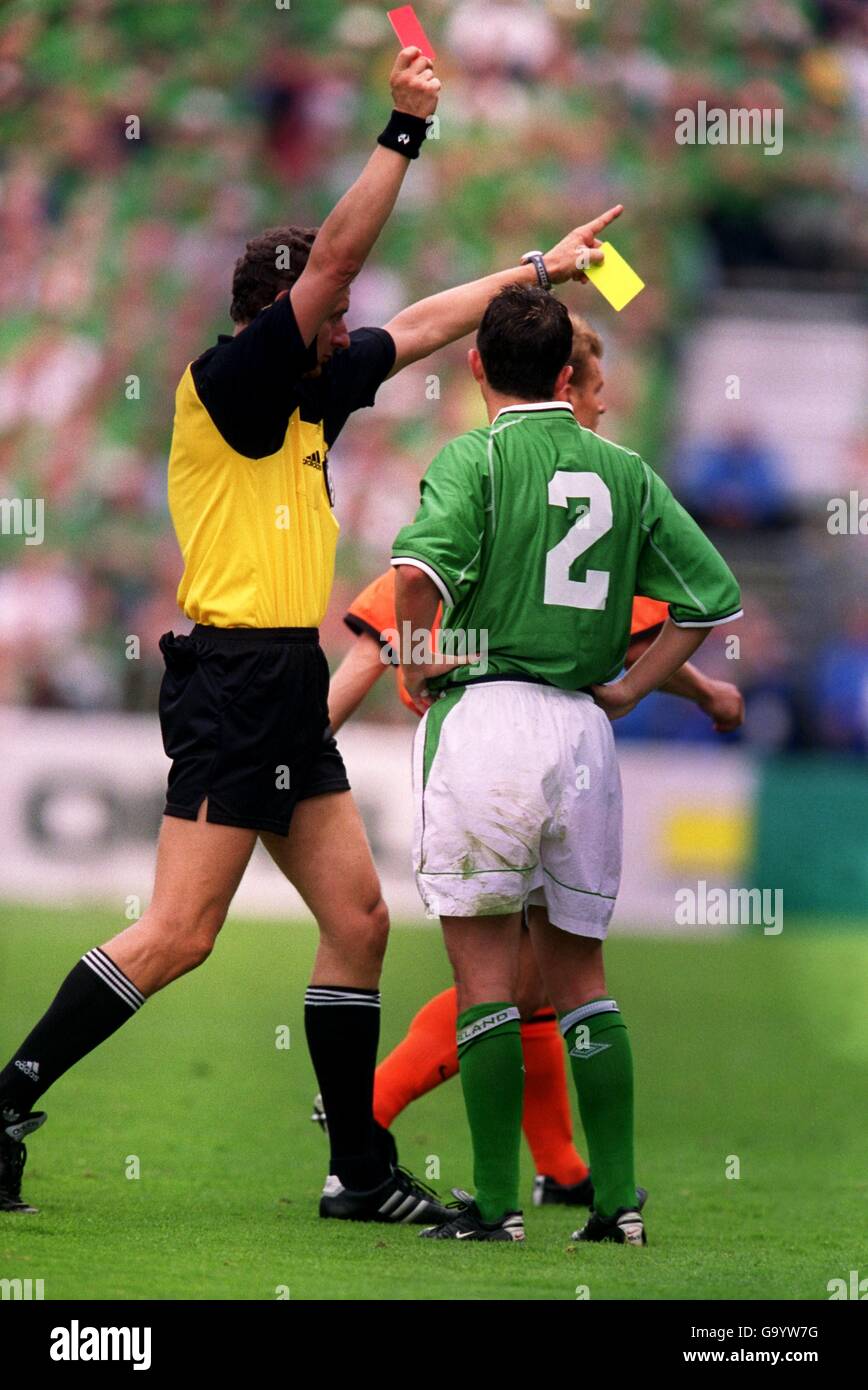 Soccer world cup qualifier group two ireland v holland hi-res stock ...