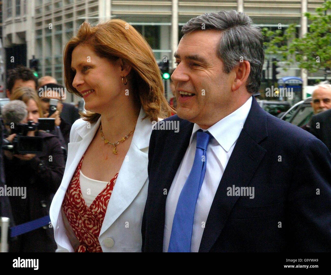 Gordon Brown confirmed as next Labour leader Stock Photo - Alamy
