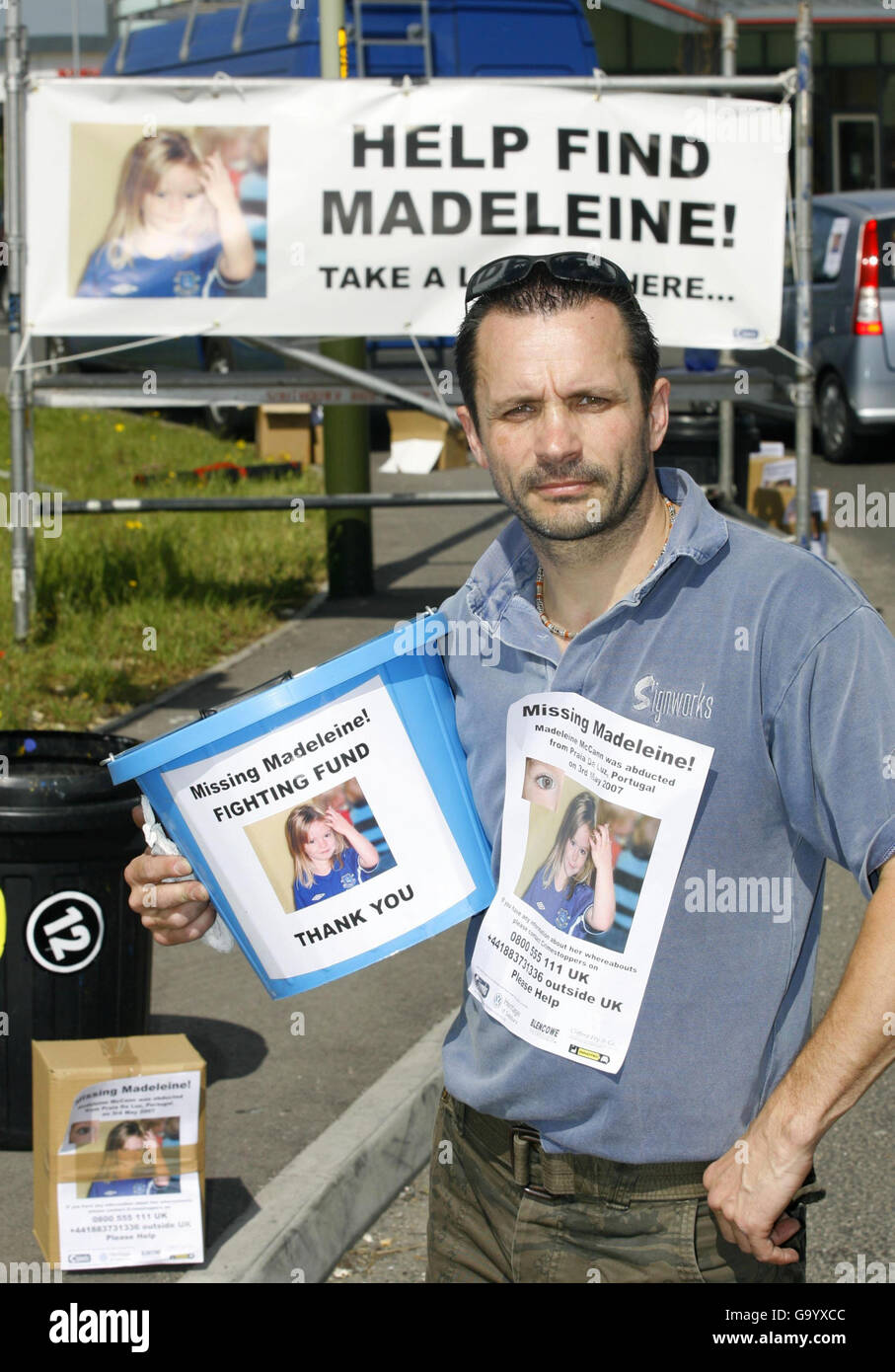 Printer John Sandford-Hart who is today and tomorrow sticking 20,000 ...
