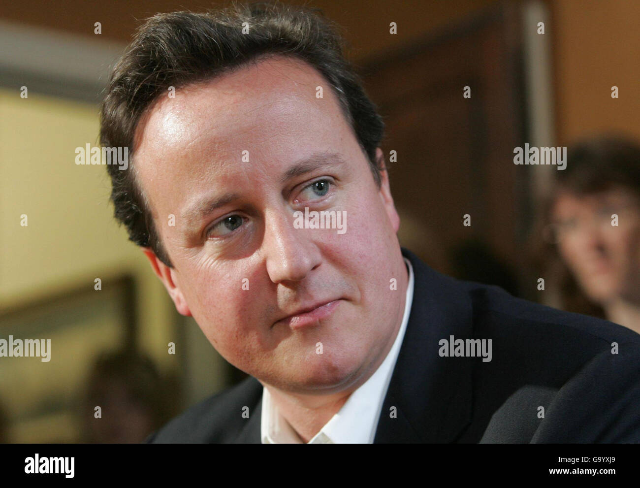 Conservative Party leader David Cameron during a visit to Oxford Town ...