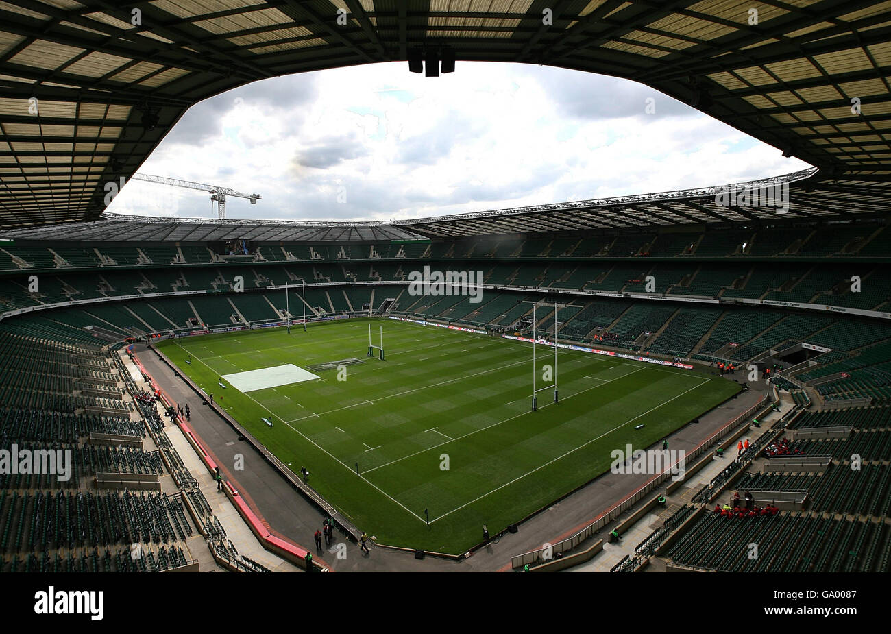 A General View of the newly completed stadium before the Heineken Cup ...
