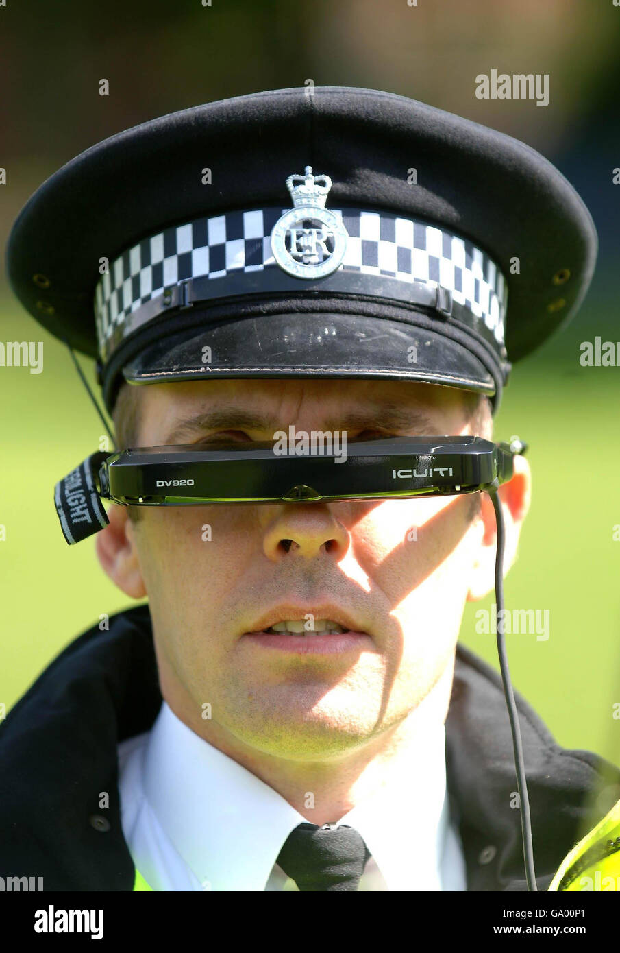 PC Derek Charlton of Merseyside Police operates their new aerial ...