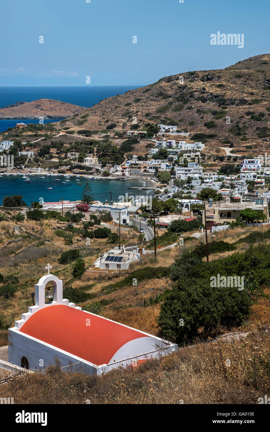 Kini village syros hi-res stock photography and images - Alamy