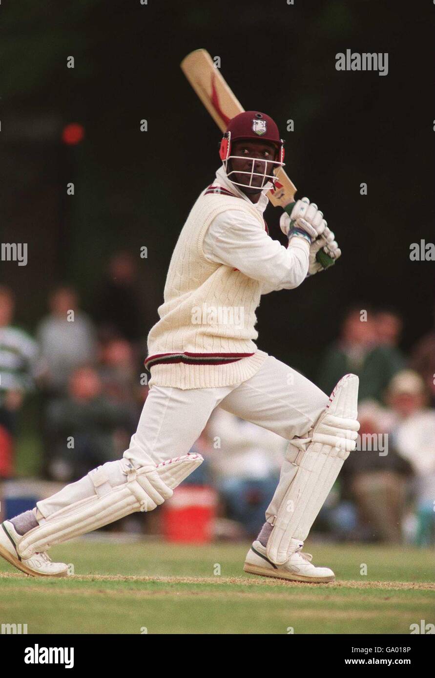Cricket, West Indies. Carl Hooper, West Indies Stock Photo - Alamy